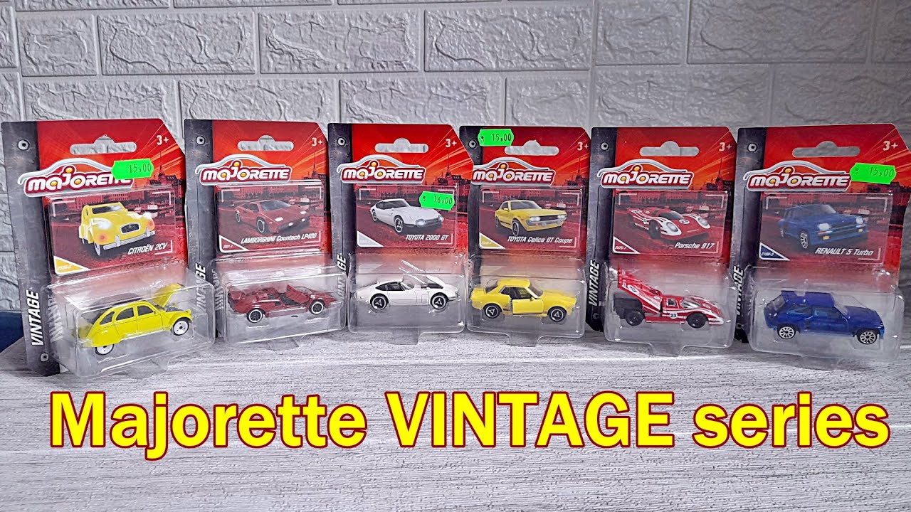 MAJORETTE Vintage Cars series - YouTube