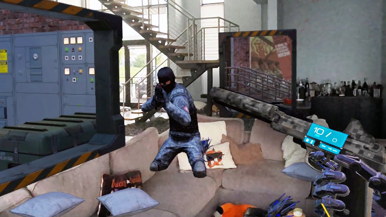 Playing Real Life Splinter Cell in Mixed Reality - YouTube
