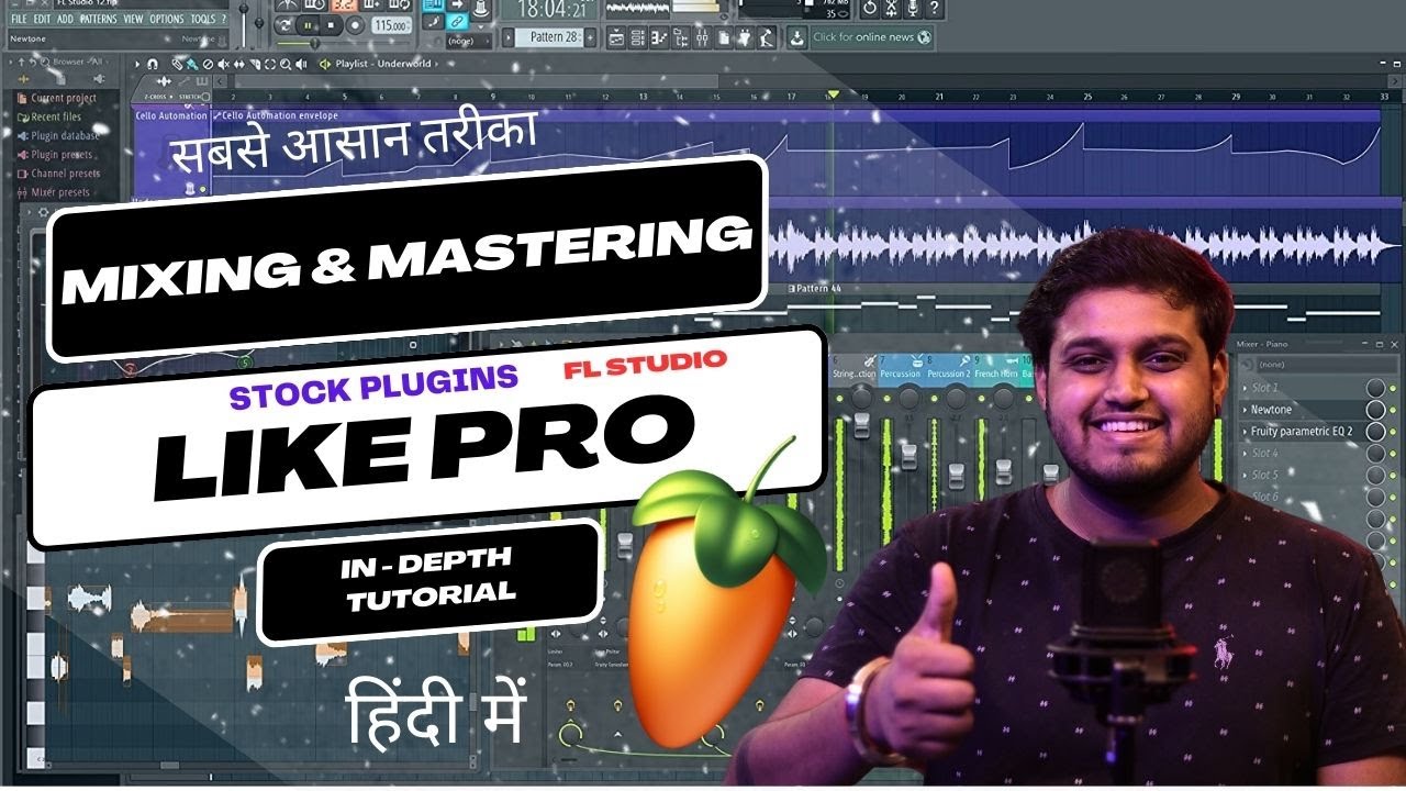 (Hindi) Mixing & Mastering (Complete Beginner Tutorial) - Fl Studio With Kurfaat - YouTube