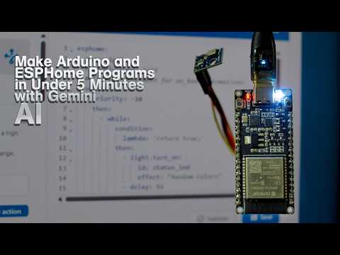 Yapay Zeka ile Arduino IDE ve ESPHome Programı Yapın