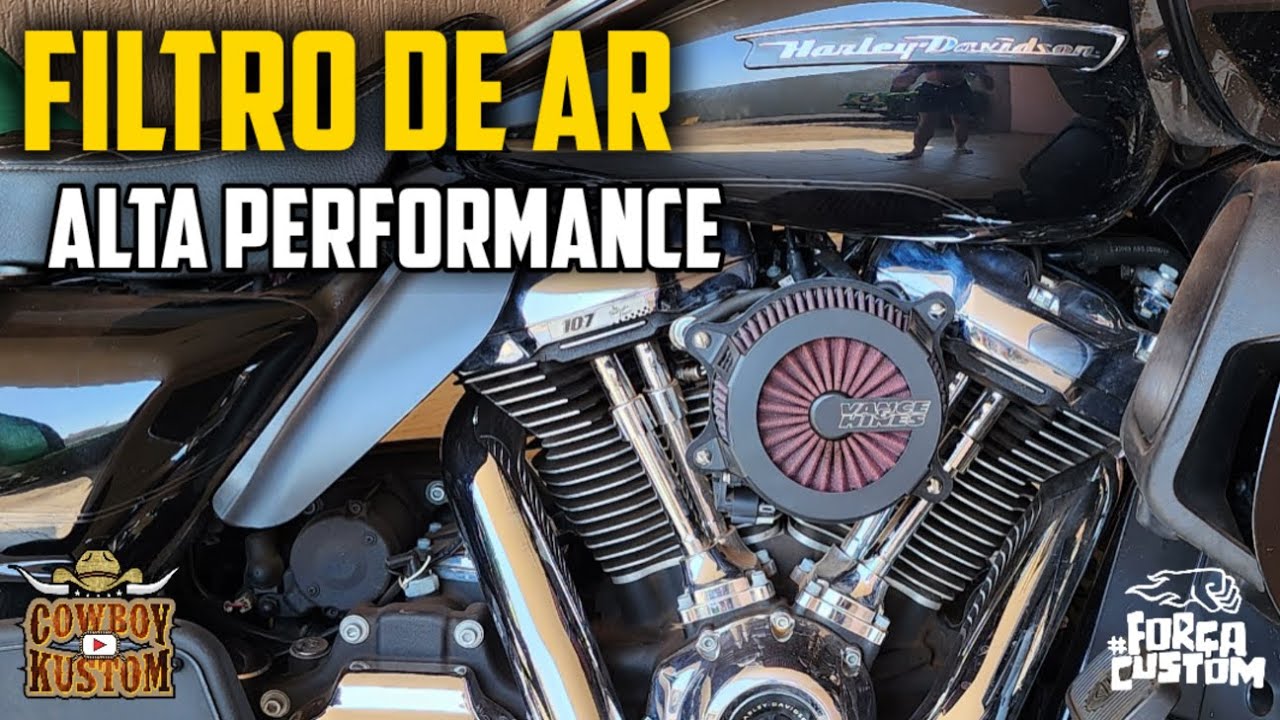 Filtro de Ar Esportivo para Harley Davidson! - YouTube