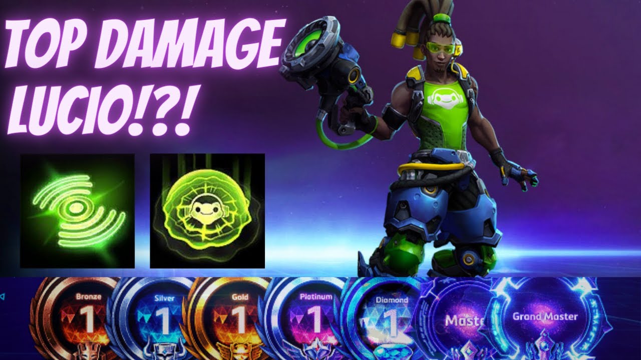 Lucio Sound Barrier - TOP DAMAGE LUCIO! - B2GM Season 5 (Gold 4) - YouTube