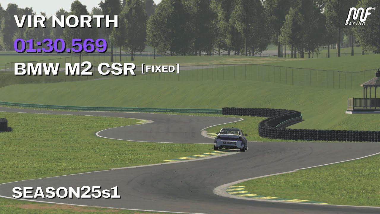 Hot Lap 1:30.569 BMW M2 CS Virginia International Raceway North Course ...