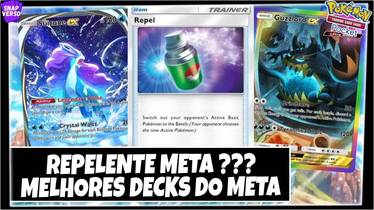 MELHORES DECKS DO META !!! - POKEMON TCG POCKET - YouTube