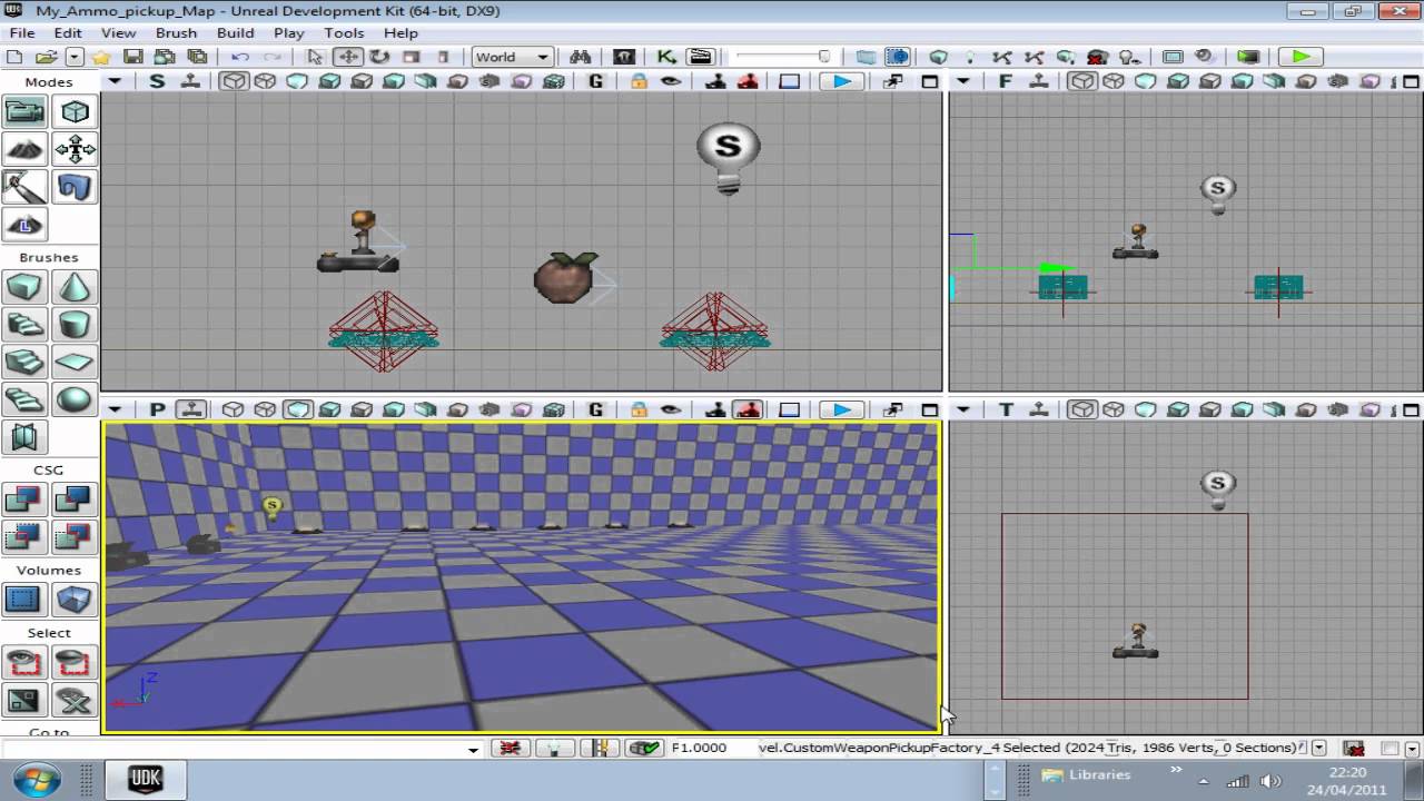 How to Create a custom weapon pick-up factory and ammo pick-up point ...
