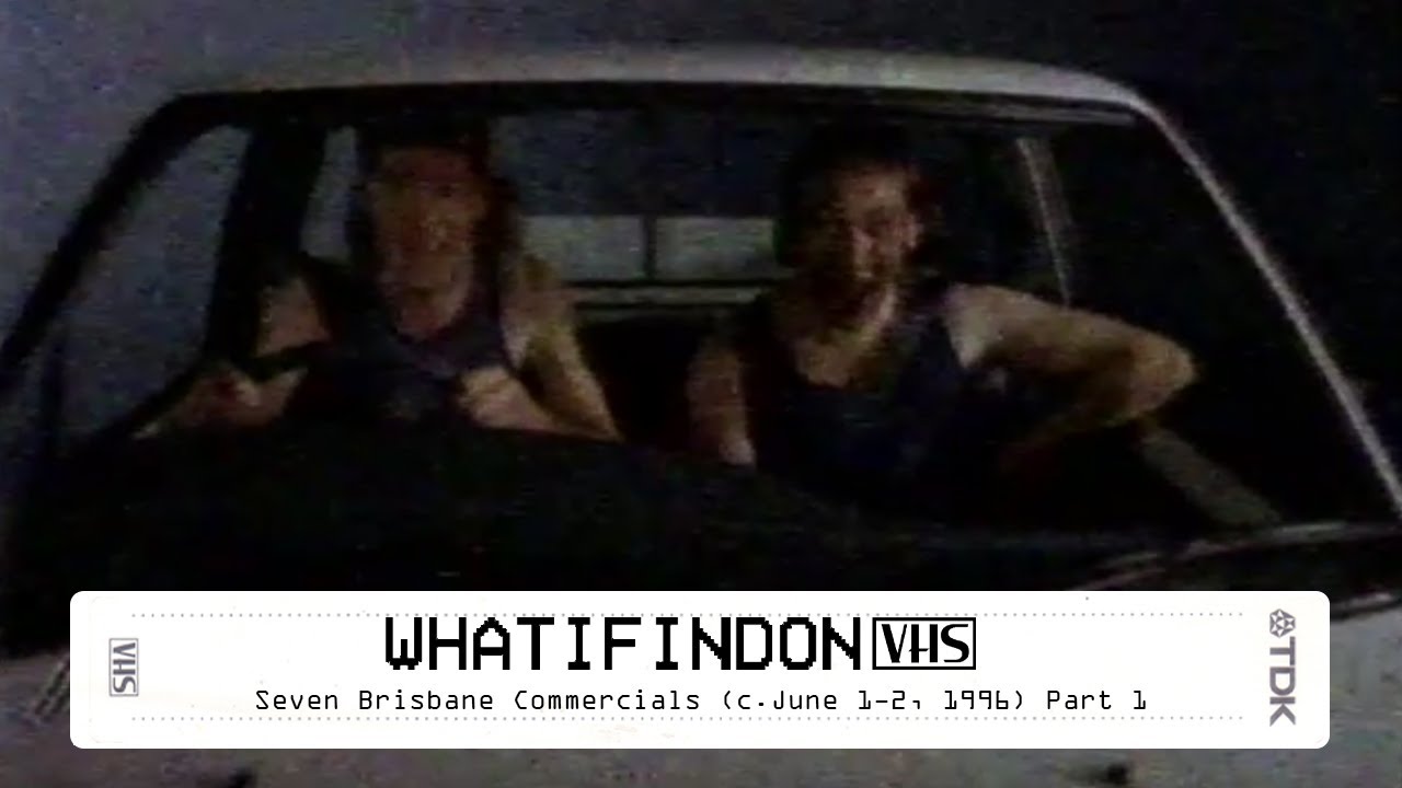 Seven Brisbane Commercials (c. June 1-2, 1996) Part 1 - YouTube
