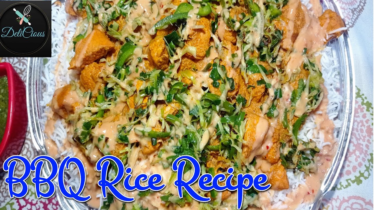 How To Make Barbeque Rice | BBQ Rice Recipe In Restaurant Style ...