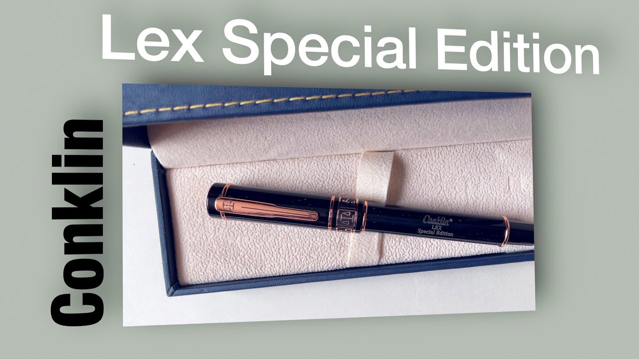 Conklin - Lex Special Edition - YouTube