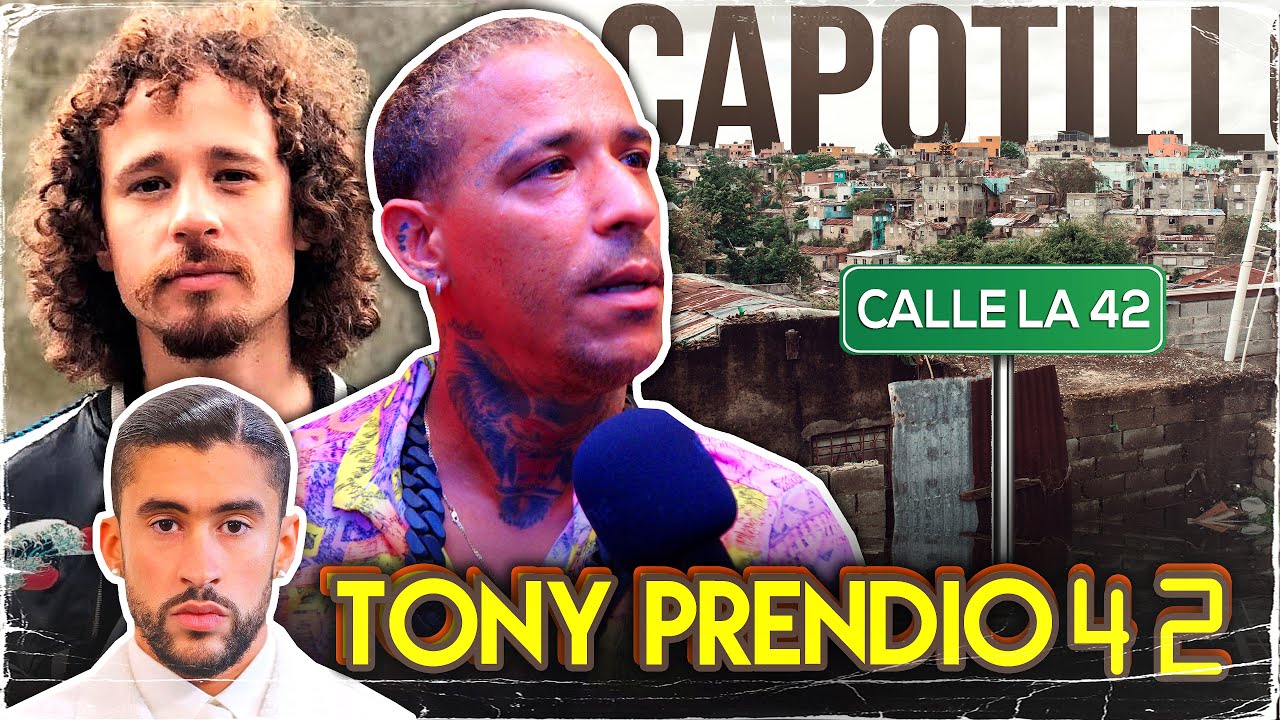 RECIBIÓ A BAD BUNNY Y LUISITO COMUNICA EN LA 42 DE CAPOTILLO / TONY ...