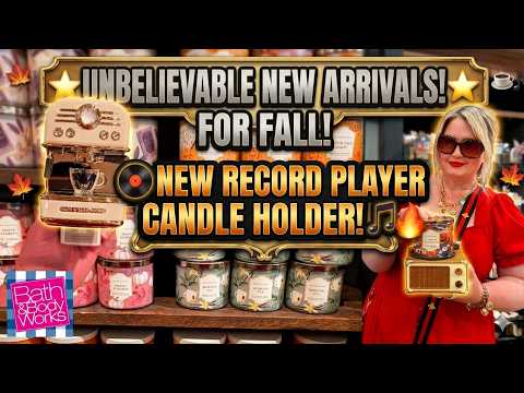 Bath & Body Works NEW RECORD PLAYER CANDLE HOLDER PLUS NEW ESPRESSO WALLFLOWER PLUG