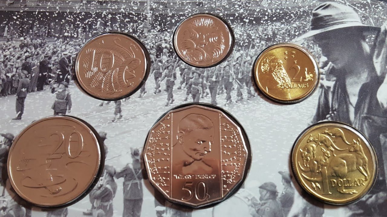 Australia 1995 uncirculated coin set - YouTube