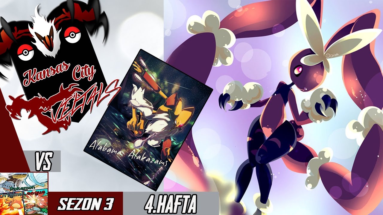Pokemon Showdown POL 4.Hafta- Kansas City Yveltals Vs Alabama Alakazams ...