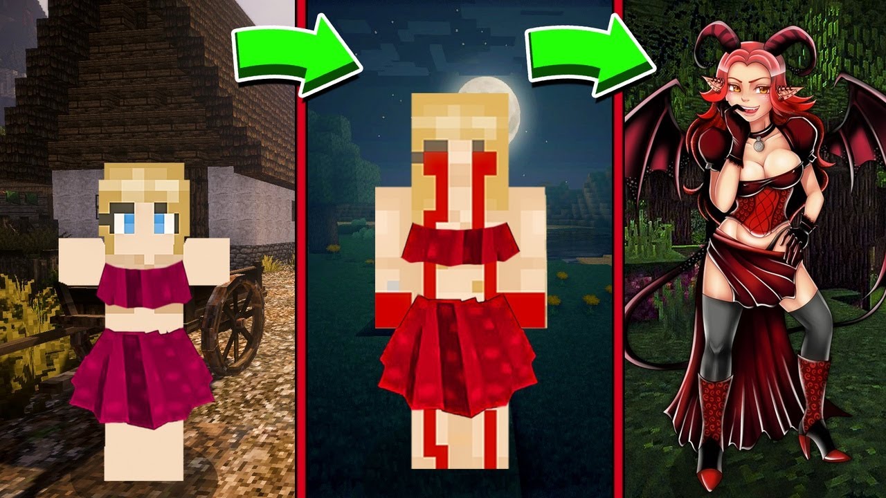 Minecraft - LIFE OF SCP-166 SUCCUBUS in Minecraft ! AMV SHORT Animation ...