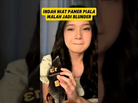 Indah JKT48 niat pamer piala malah kelihatan hp Boba 😂