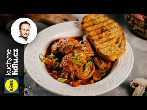 Králík na burgundský způsob - Marcel Ihnačák - RECEPTY KUCHYNĚ LIDLU