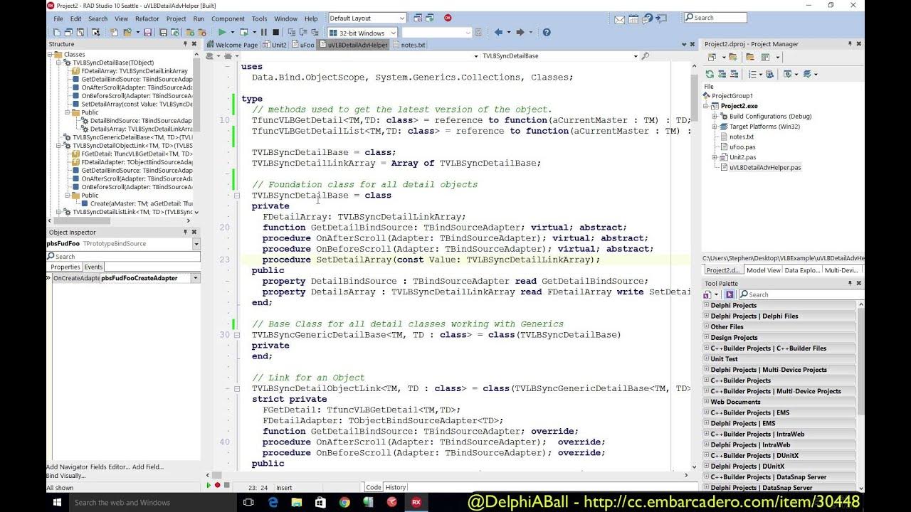 Visual Live Bindings - Master Detail Detail - Part 2 - YouTube