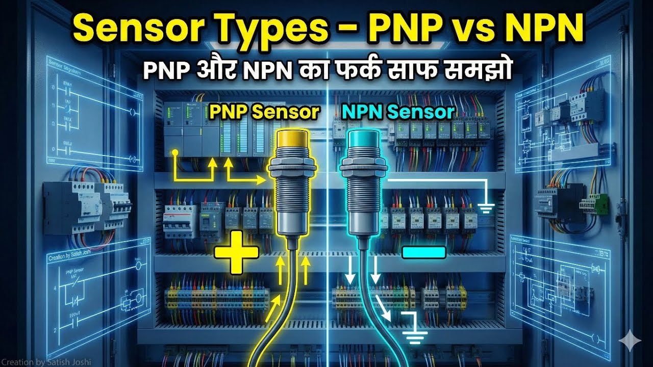 PNP vs NPN Sensor – PLC & Automation Complete Explanation Hindi ...