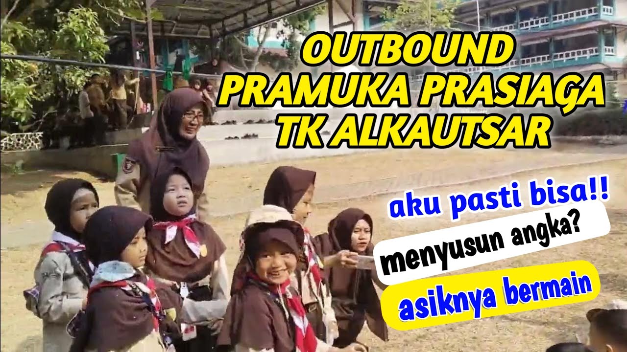 Outbound pramuka Pra-Siaga TK Alkautsar Lampung ! - YouTube