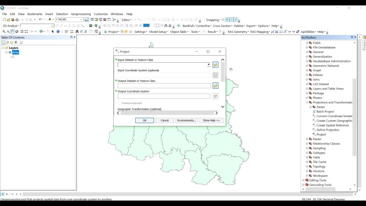 Change Projection And Coordinate System Of Shapefile In ArcGIS YouTube Change Projection And Coordinate System Of Shapefile In ArcGIS YouTube