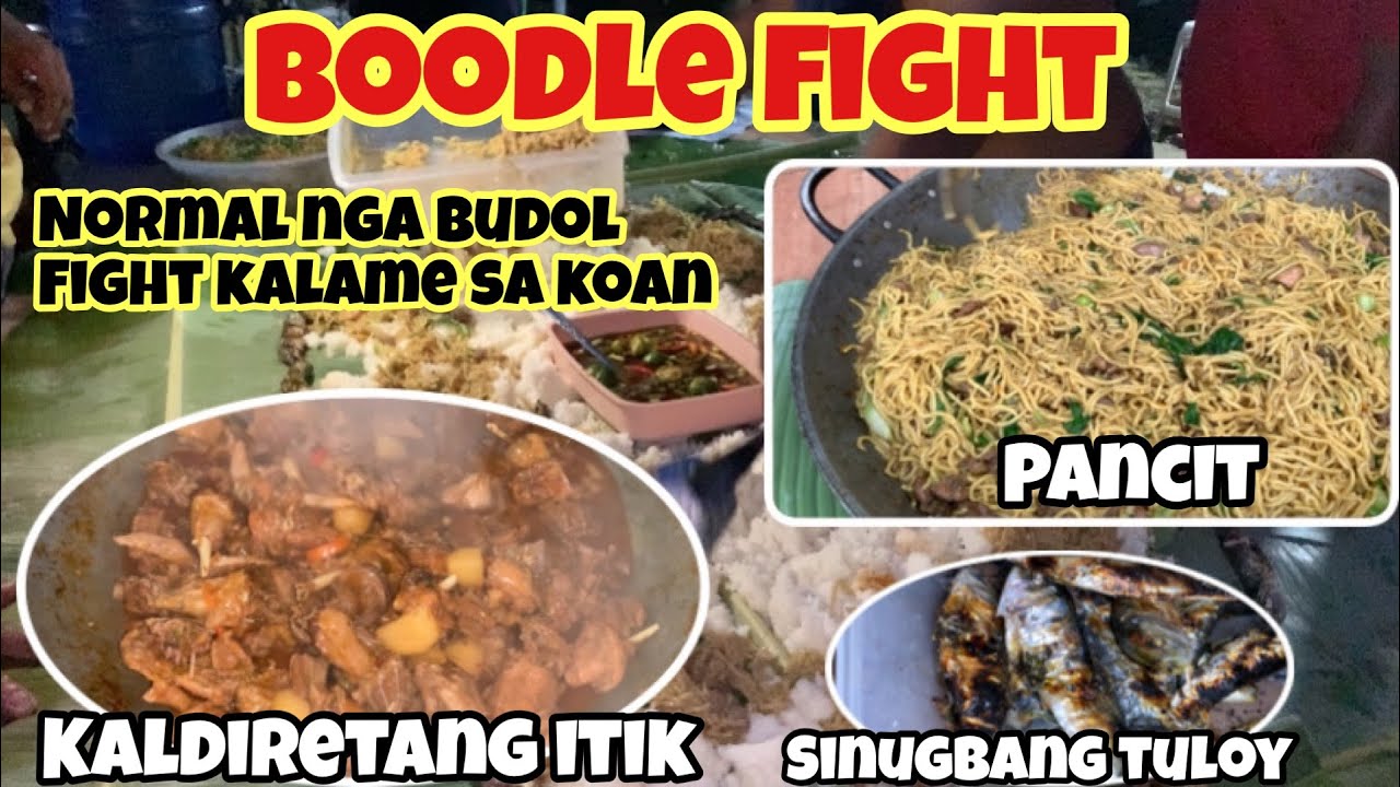 Best Boodle fight | Ang sarap sa kainan pag ganitong style budol fight ...