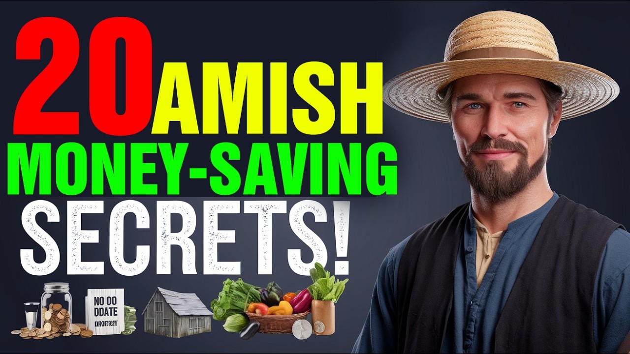 20 Amish Money-Saving Secrets That Can Change Your Life - YouTube