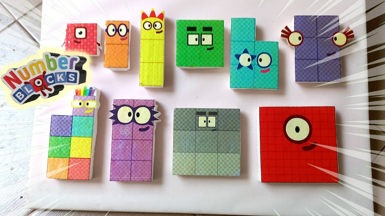 #991 Unlocking BLACK BOX MYSTERY of Numberblocks Slime 100-1000 v ASMR ...