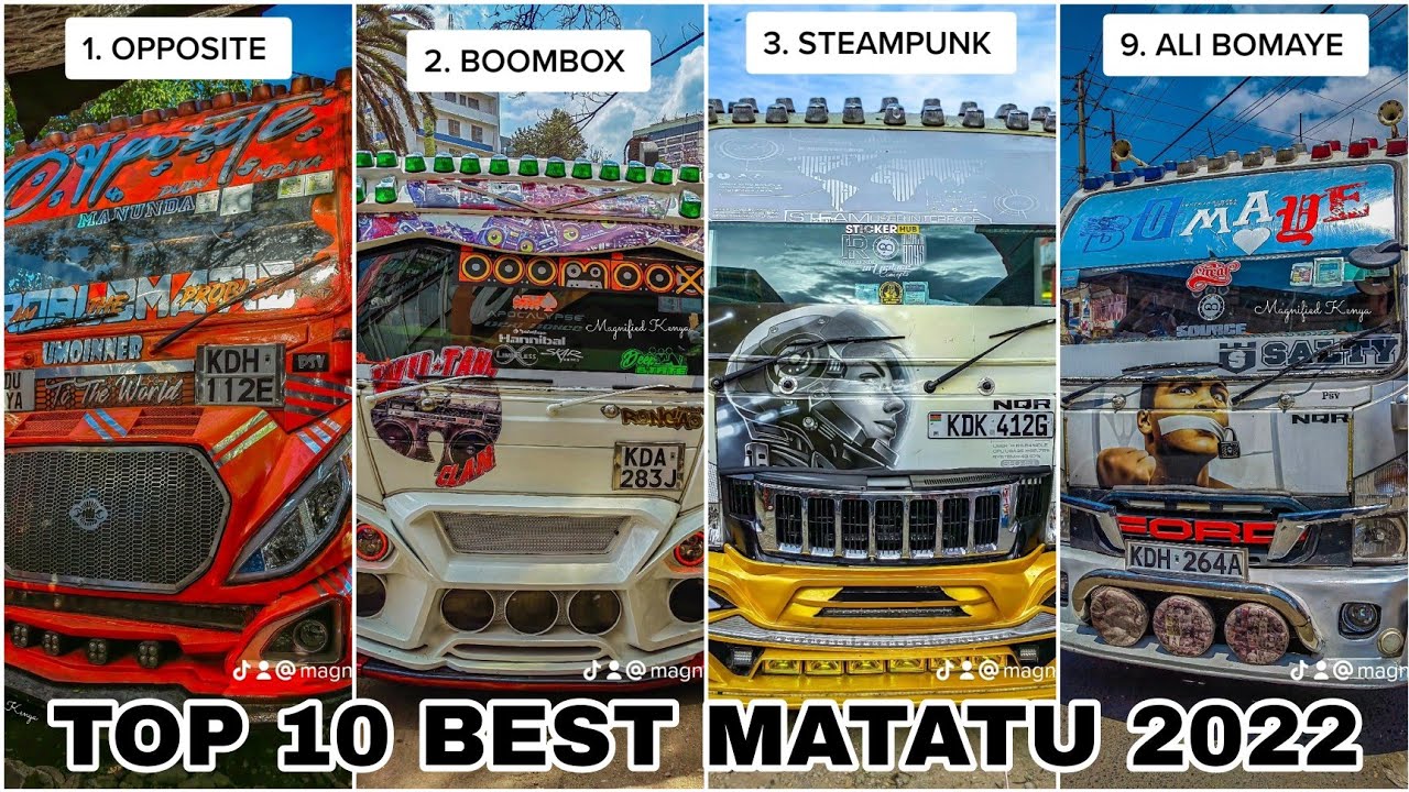 TOP 10 MATATUS 2022/UMOJA/EMBA/RONGA/KIAMBU/KITENGELA/OPPOSITE/BOOMBOX ...