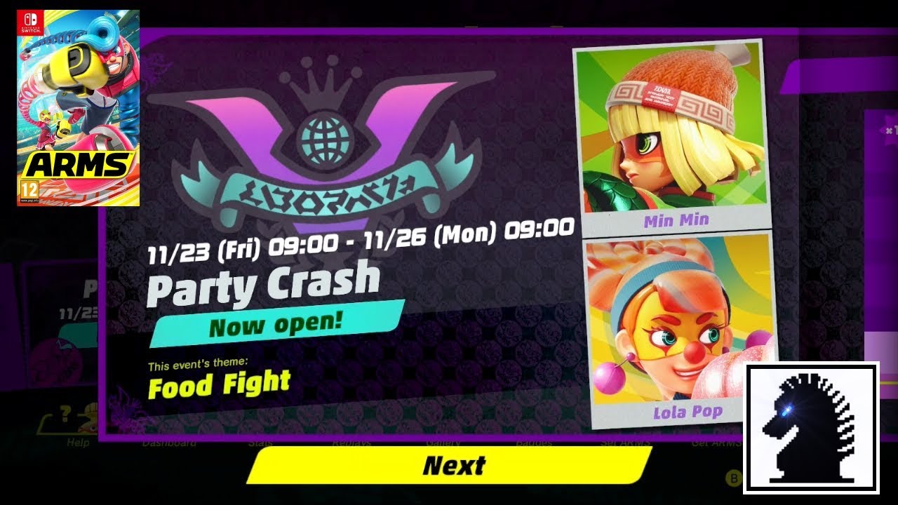 NS ARMS - The 17th Party Crash - Party Crash Bash Round 1: Food Fight ...