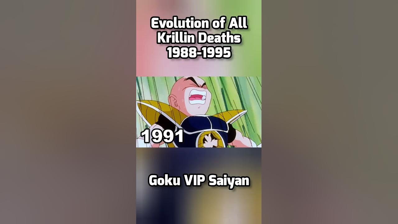 Evolution Of All Krillin Deaths 1988 1995 Youtube