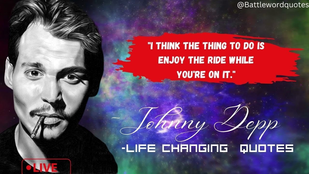 Johnny Depp's Inspirational Quotes: Unveiling Wisdom for Success and ...
