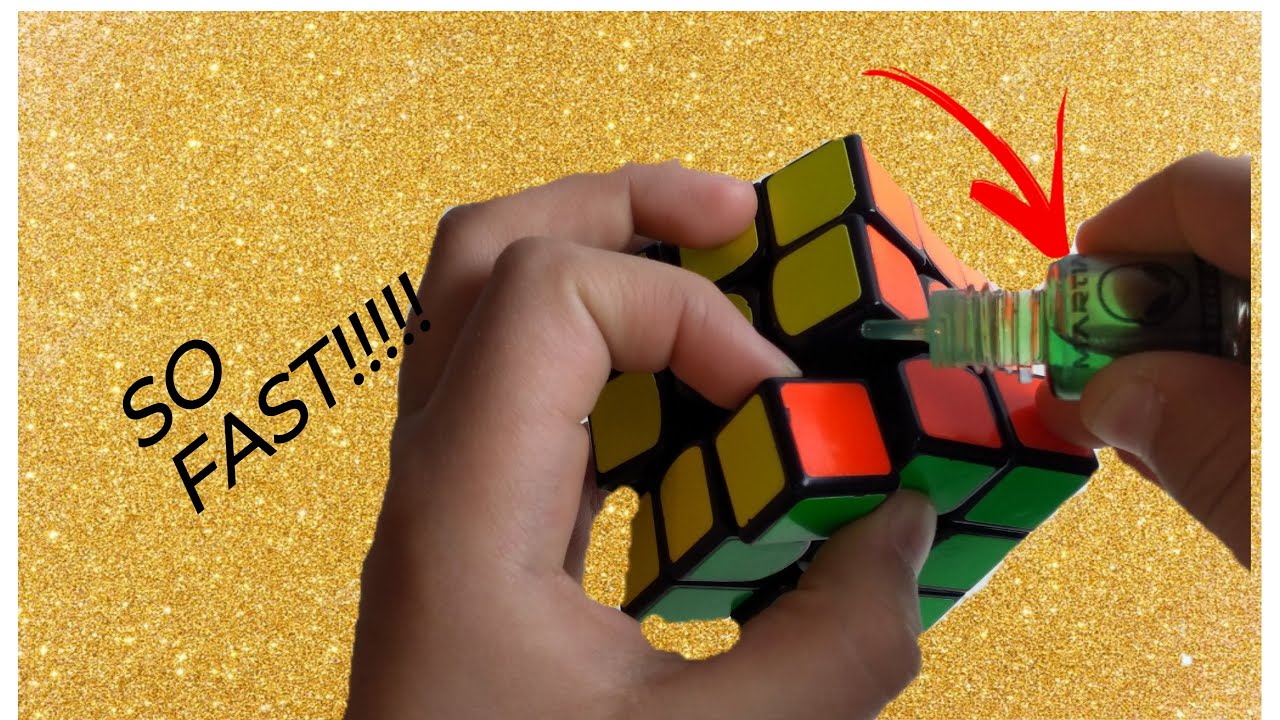 How to Lube your Cube - YouTube