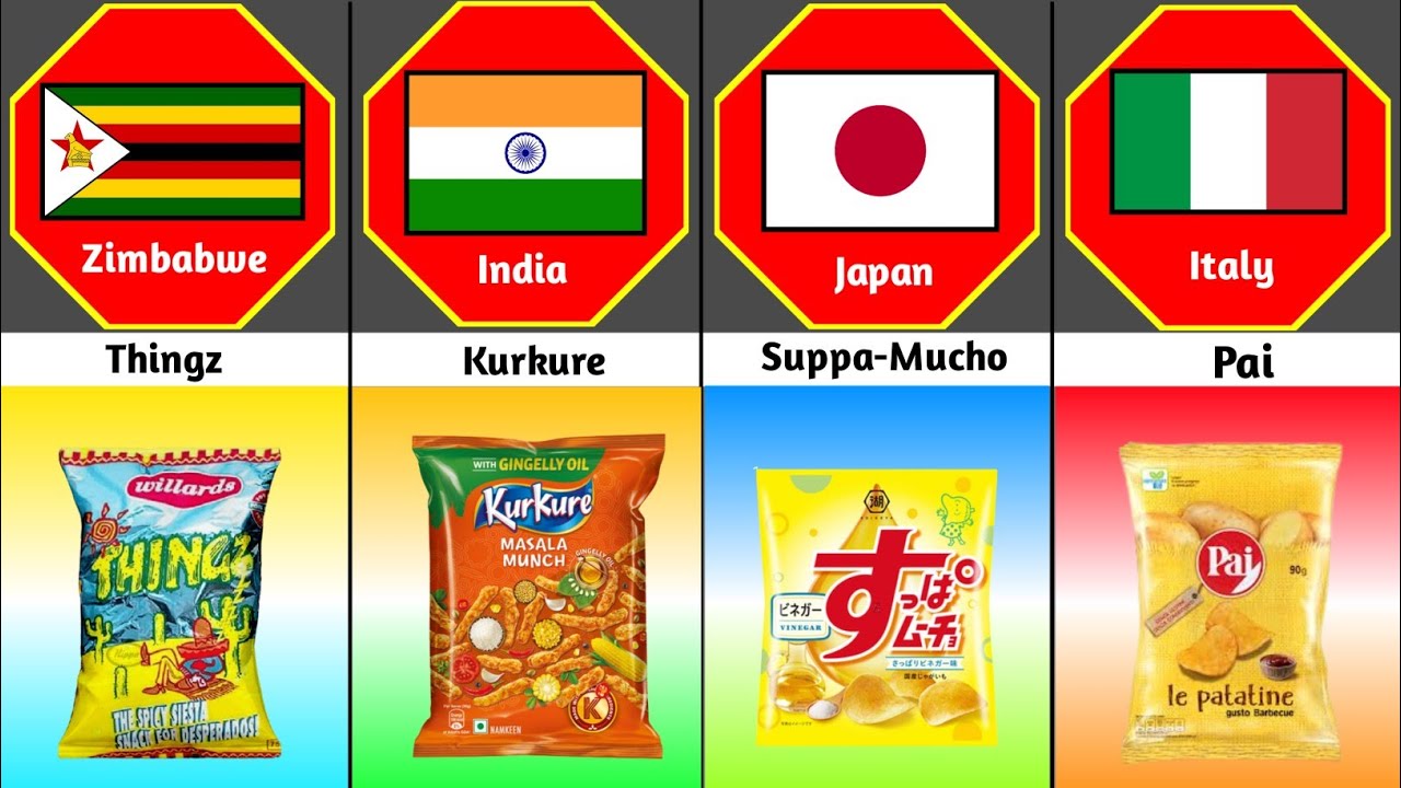 Chips brand from different countries//Chips brand by different ...