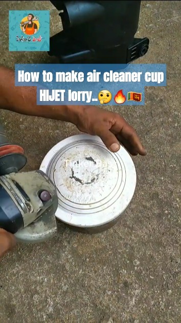 How to make air cleaner cup HIJET lorry..🤔🔥🇱🇰#trending #viralvideo # ...