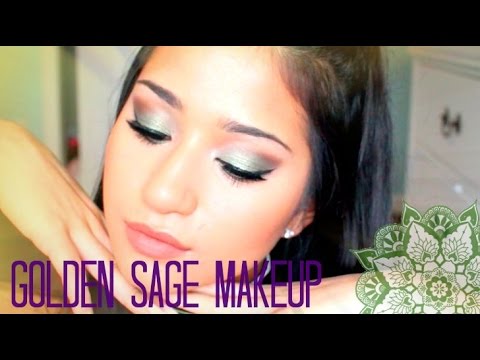 GOLDEN SAGE MAKEUP TUTORIAL - YouTube