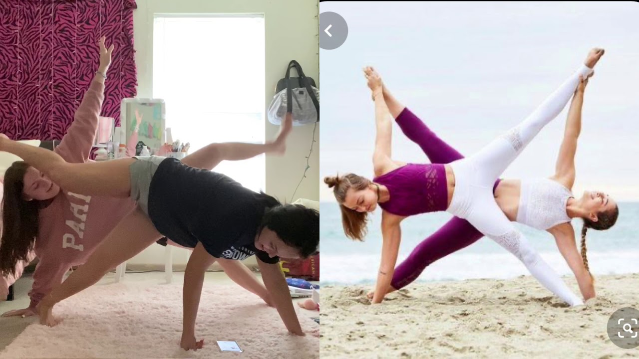 Yoga With Best Friend!!! FUNNY - YouTube