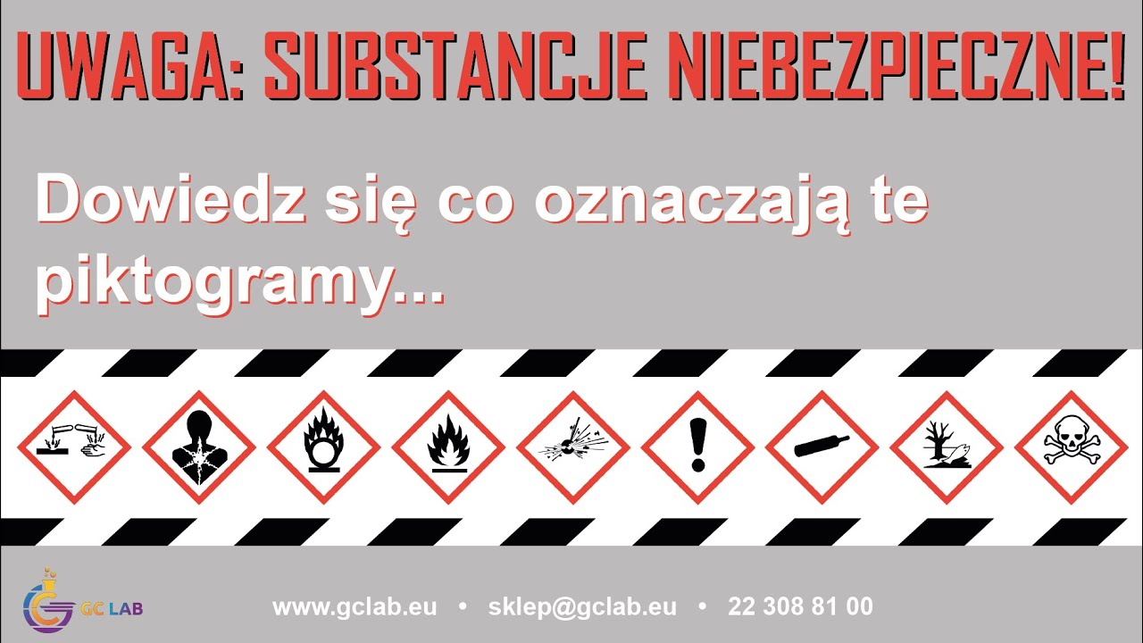 Substancje niebezpieczne!!! Co oznaczają piktogramy? - YouTube