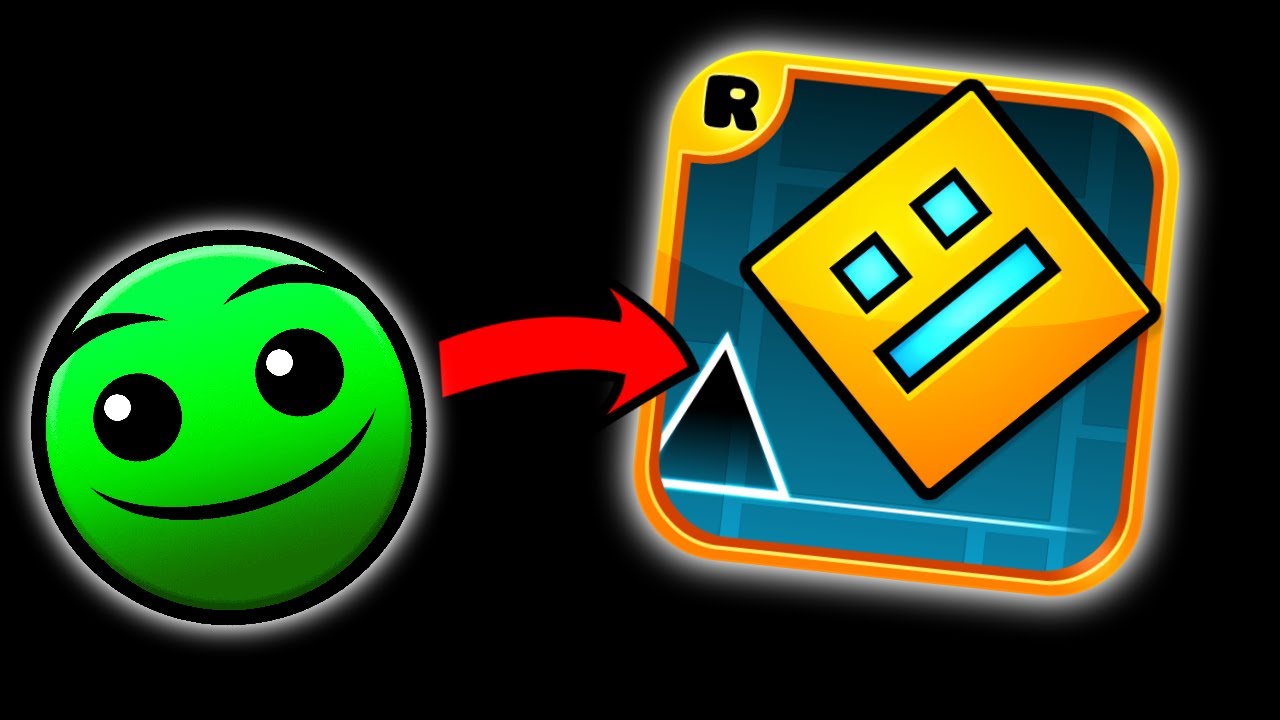 so i played geometry dash (its weird) - YouTube