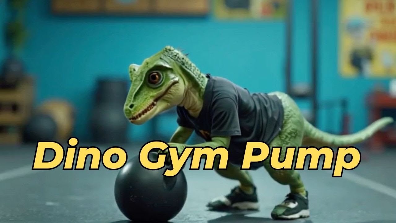 Dino Gym Pump 🏋️‍♂️🦖 | AI-Generated Jurassic Workout - YouTube