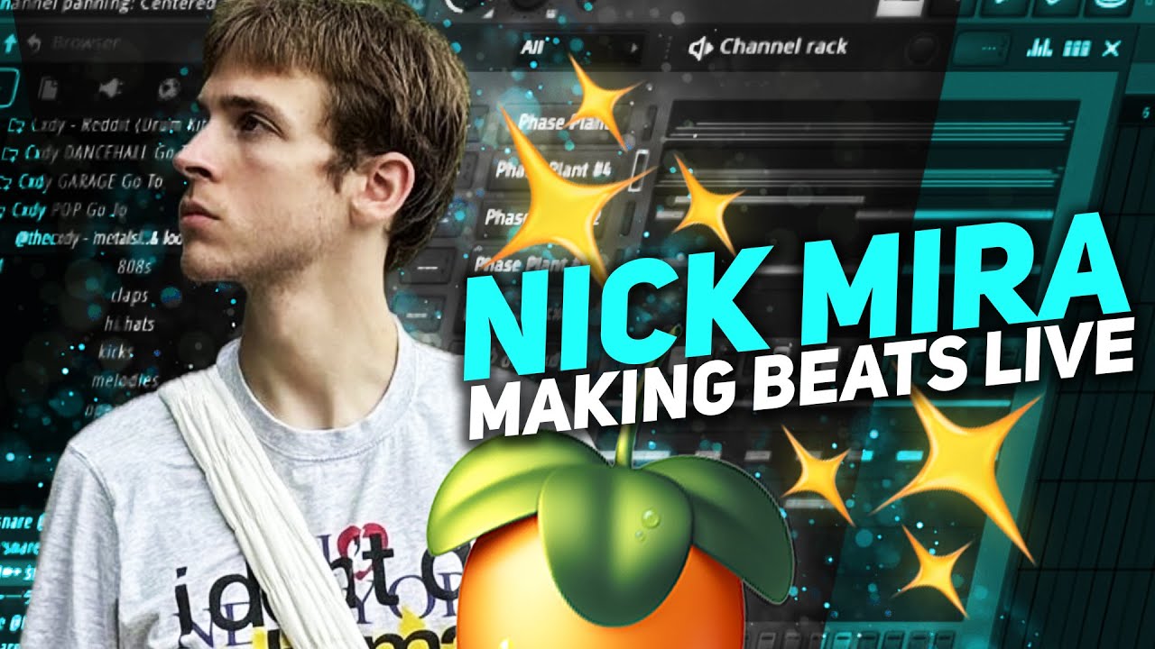 Nick Mira Making Beats From Scratch 🔥 FL Studio Live Cookup - YouTube