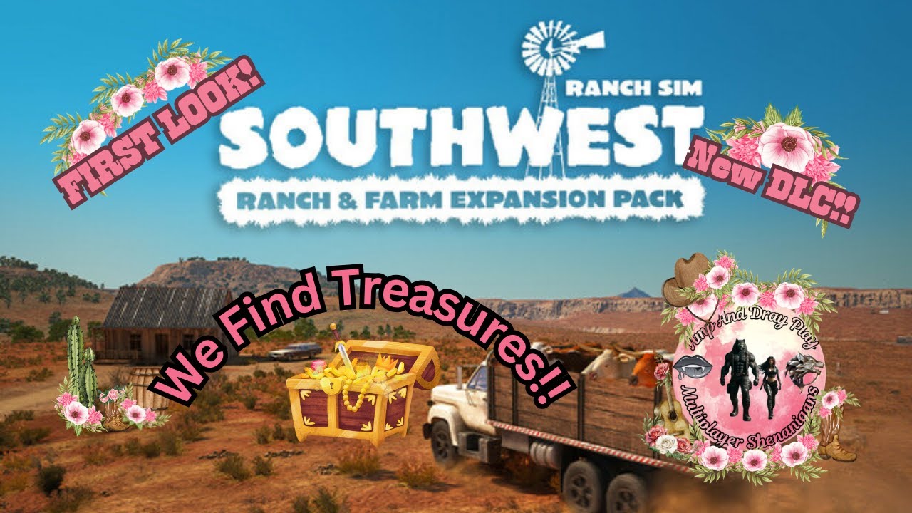 NEW DLC! We Found Hidden Treasure!/ Ranch Simulator: Southwest ...