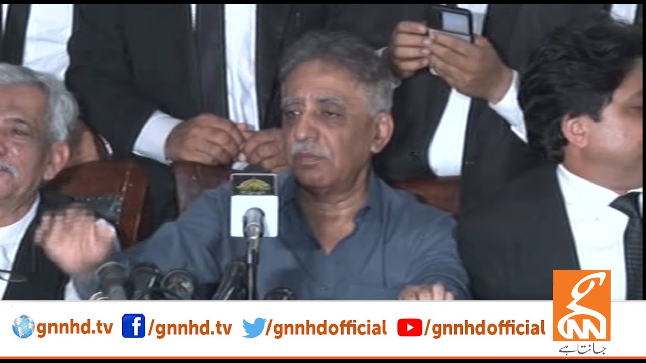 Watch: LIVE| PML-N Leader Muhammad Zubair Umar Media Talk | GNN