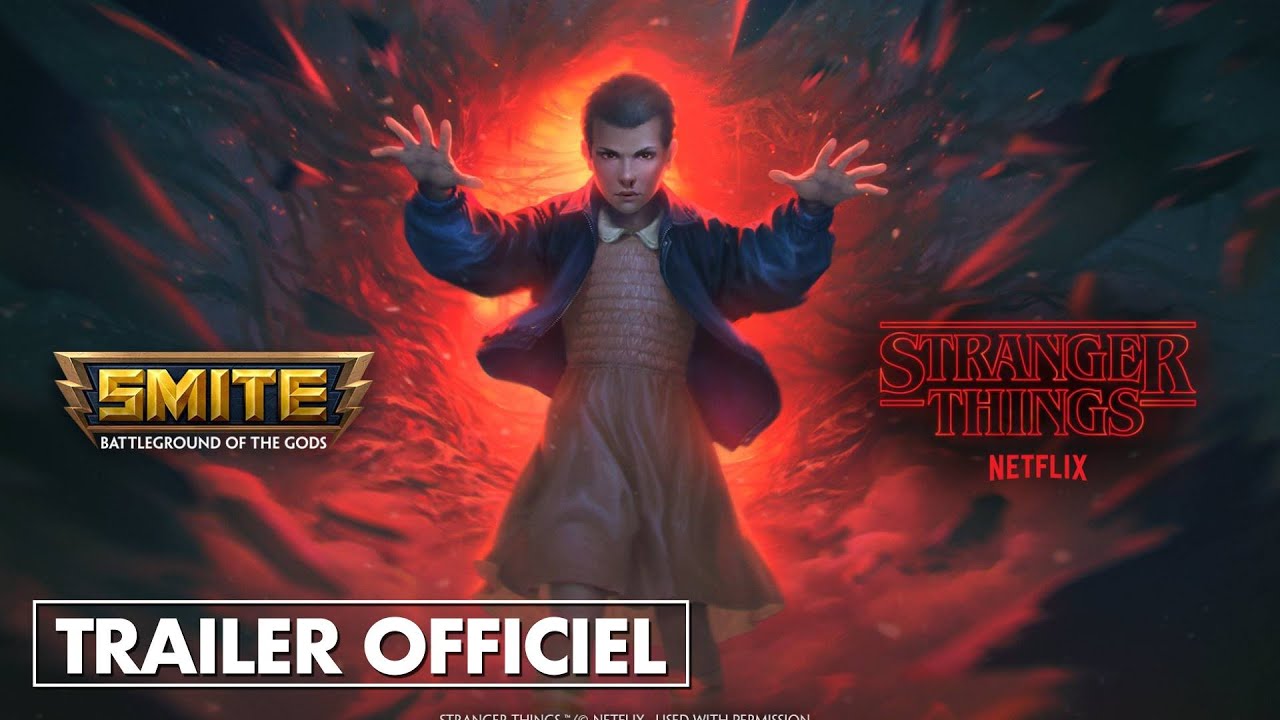 SMITE annonce un BATTLE PASS STRANGER THINGS 💥 - YouTube