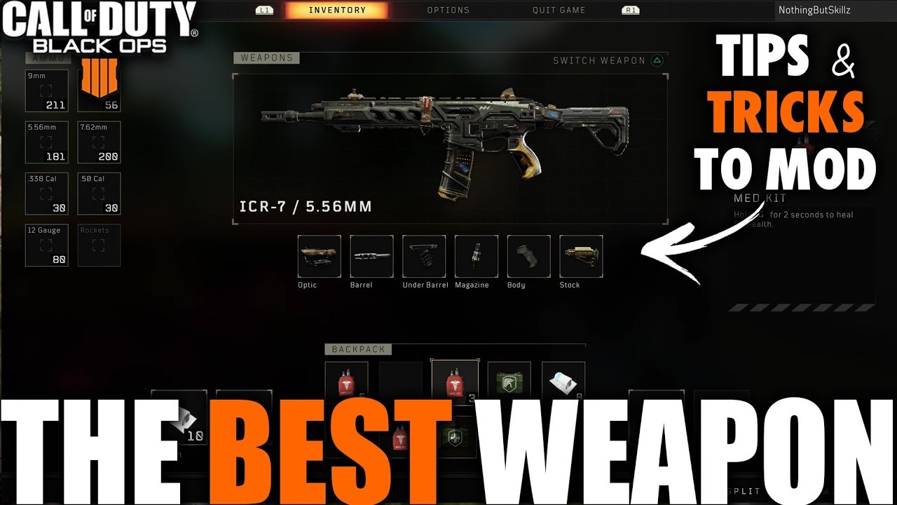 THE BEST WEAPON IN BLACK OPS 4 BLACKOUT & TIPS ON HOW TO MOD IT | Call ...