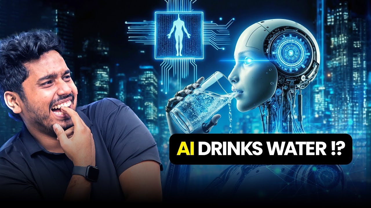 AI Drinks Water 🤯⁉️ | #Thirstytech - YouTube