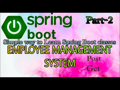 Spring Boot part-2 Telugu [Employee Management System] #bsktrending # ...