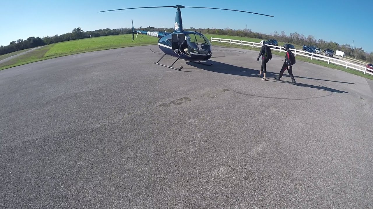 Skydive Spaceland Helicopter Jumps 11-10-15 - YouTube