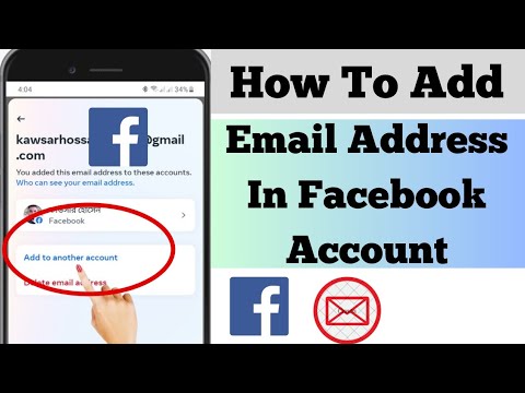 How To Add Email Address In Facebook Account Easily 2024|Add Email ...