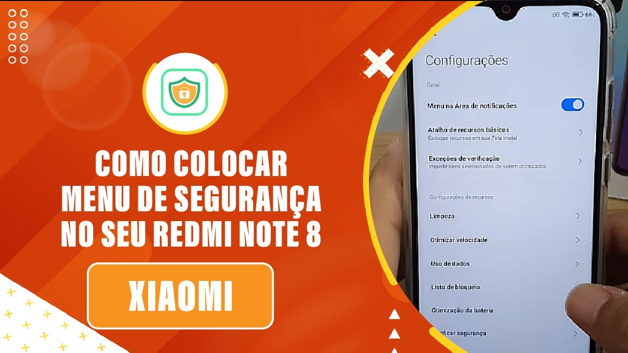 Como colocar menu de segurança no seu Redmi Note 8 - Passo a passo ...