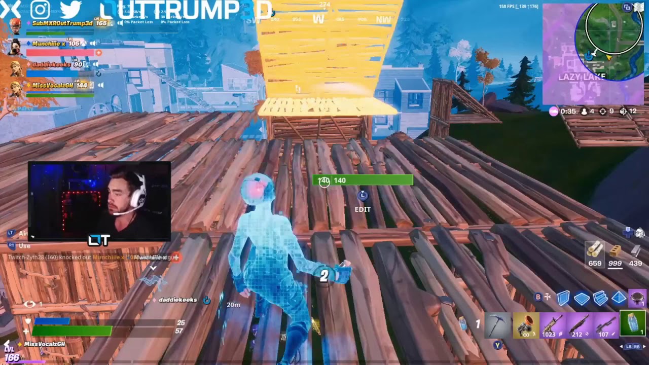 21 kill Fortnite win - ran into Mixer streamer - YouTube