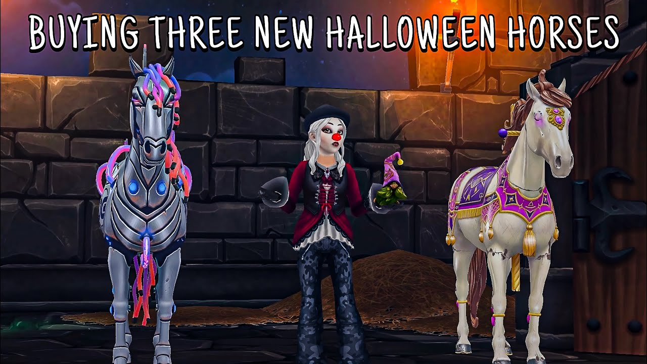 Buying the NEW halloween horses + one extra horse - Star Stable Online ...